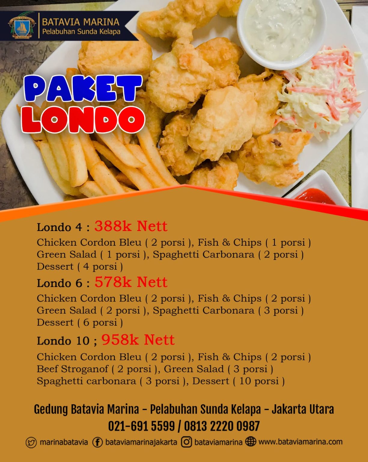 Menu – Batavia Marina